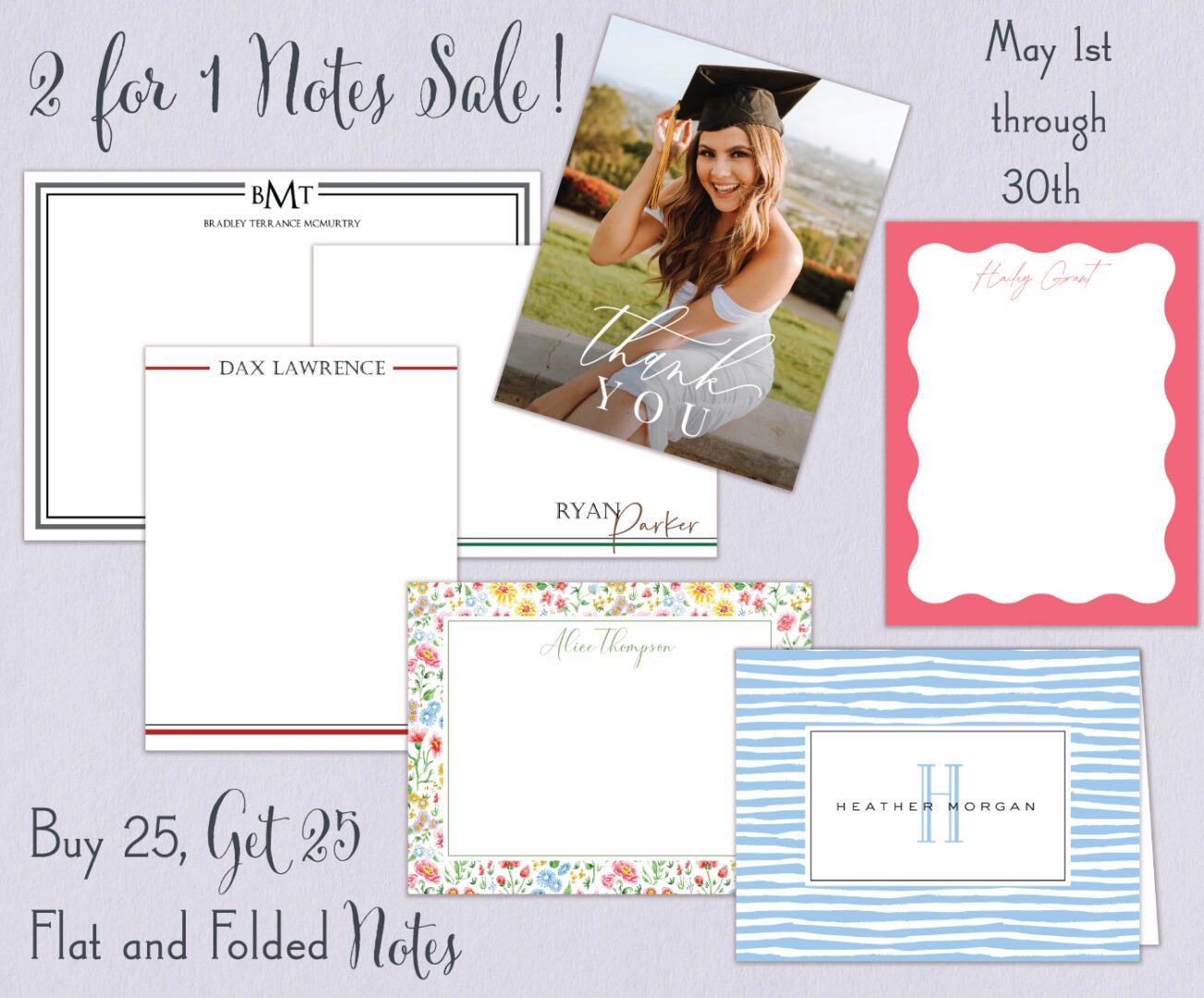TWO-FOR-ONE SALE ON FLAT & FOLDED NOTES~ENDS MAY 30 - Living Water ...